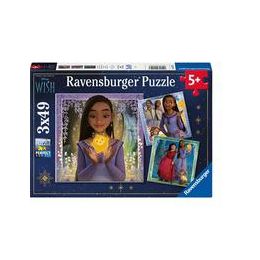 Ravensburger Kinderpuzzle Disney Wish 3x 49 Teile Teile: 147 (3x 49) Altersangabe: ab 5 Jahren