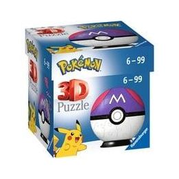 Ravensburger 3D Puzzle-Ball Pokémon Meisterball Teile: 54 Altersangabe: ab 6 Jahren