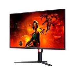 AOC AGON U32G3X/BK, Gaming-Monitor 80 cm (32 Zoll), schwarz/rot, UltraHD/4K, IPS, 144Hz Panel