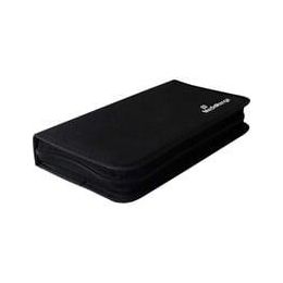 MediaRange CD Tasche 48-fach schwarz, Bulk