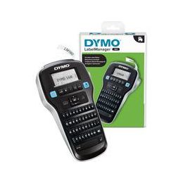 Dymo LabelManager 160, Beschriftungsgerät schwarz/silber, mit QWERTZ-Tastatur, S0946360 Auflösung: 180 x 180 dpi