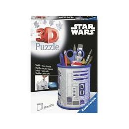 Ravensburger 3D Puzzel Utensilo Star Wars R2D2, Puzzle Teile: 54 Größe: 7,7 x 9,5 x 7,7 cm Altersangabe: ab 6 Jahren
