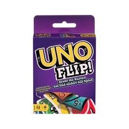 Mattel UNO Flip!, Kartenspiel Spieleranzahl: 2 - 10 Spieler Spieldauer: 15 Minuten Altersangabe: ab 7 Jahren Serie: UNO