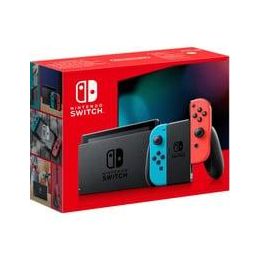 Nintendo Switch (neue Edition), Spielkonsole neon-rot/neon-blau Datenspeicher: 32 GB Display: 6,2" (15,7 cm) Multi-Touch-Screen, 1280 x 720 Pixel