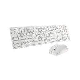 Dell Pro-Wireless-Tastatur und -Maus (KM5221W), Desktop-Set wei&szlig;, DE-Layout