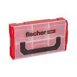 Fischer FixTainer - leer -, Aufbewahrungsbox rot/transparent