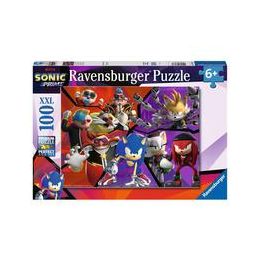 Ravensburger Puzzle Nichts kann Sonic aufhalten Teile: 100 XXL Altersangabe: ab 6 Jahren