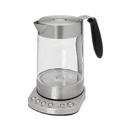 ProfiCook PC-WKS 1020G, Wasserkocher edelstahl, integrierter Teekocher Leistung: 3.000 Watt Fassungsvermögen: 1,7 Liter Deckel: abnehmbar, Öffnen per Knopfdruck Sicherheit: Überhitzungs-Schutz, Abschalt-Automatik, Rutschsicherung