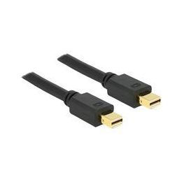 Delock Kabel Mini-DisplayPort Stecker > Mini-DisplayPort Stecker schwarz, 2 Meter