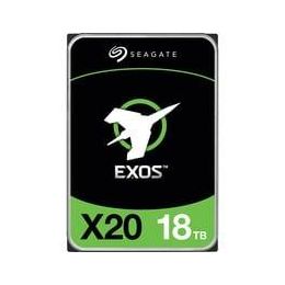Seagate Exos X20 18 TB, Festplatte SATA 6 Gb/s, 3,5" Kapazität: 18 TB ms/Cache/U: 4,16 ms/256 MB/7.200 U/min Datentransferrate: Lesen: 285 MB/s