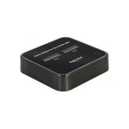 Delock USB 3.0 Docking- und Klonstation 2 x M.2 NVMe, Dockingstation schwarz, M.2 SSD