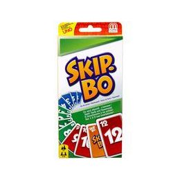 Mattel Skip-Bo, Kartenspiel Spieleranzahl: 2 - 6 Spieler Spieldauer: 20 Minuten Altersangabe: ab 7 Jahren Serie: Skip-Bo