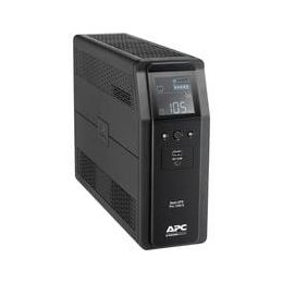 APC Back-UPS Pro 1200S, USV schwarz Leistung: 720 Watt, 1200 VA Anschlüsse: 2x USB, 1x RJ-45, 8x Steckdosen