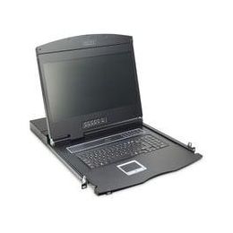 Digitus 19" KVM Konsole 19"TFT 1Port, KVM-Switch