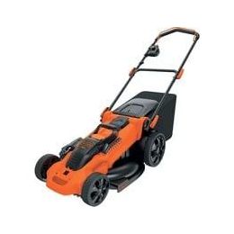 Black & Decker Akku-Rasenmäher CLMA4825L2, 36Volt orange/schwarz, 2x Li-Ionen Akku 2,5 Ah Leistung: Akku 36 Volt, 2,5 Ah (90 Wh) Schnittbreite: 48 cm Schnitthöhe: 7-stufig, 38 bis 100 mm Empf. Rasenfläche: bis 600 m²