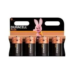 Duracell Plus D, Batterie 4 St&uuml;ck, D