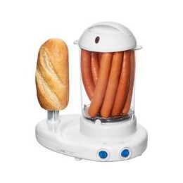 Clatronic Hot Dog Maker inkl. Eierkocher 3420 EK N weiß Kapazität: 6 Eier Leistung: 380 Watt Zubehör: Eierstecher, Messbecher