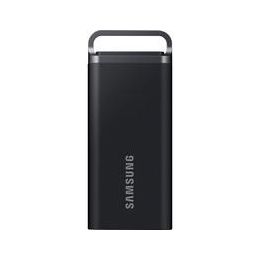 Samsung Portable SSD T5 EVO 4 TB, Externe SSD schwarz/silber, USB 3.2 Gen 1 (5 Gbps) Kapazität: 4 TB Datentransferrate: Lesen: 460 MB/s, Schreiben: 460 MB/s