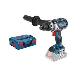 Bosch Akku-Bohrschrauber GSR 18V-110 C Professional solo, 18Volt blau/schwarz, ohne Akku und Ladegerät, L-BOXX Leistung/Spannung: Akku-Betrieb, 18Volt Max. Drehzahl: 2.100 U/min Getriebe: 2-Gang-Getriebe Drehmoment: 110 Nm