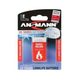 Ansmann Lithium Batterie f&uuml;r Rauchmelder 5021023-01