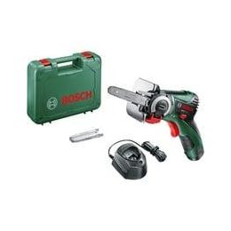 Bosch Akku-S&auml;ge NanoBlade EasyCut 12, 12Volt, Kettens&auml;ge gr&uuml;n/schwarz, Li-Ion-Akku 2,0Ah, im Koffer