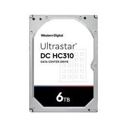 Western Digital Ultrastar DC HC310 6 TB, Festplatte SAS 12 Gb/s, 3,5" Kapazität: 6 TB ms/Cache/U: 4,16 ms/256 MB/7.200 U/min