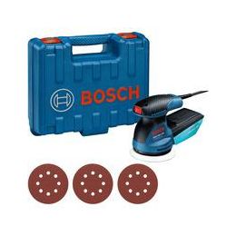 Bosch Exzenterschleifer GEX 125-1 AE Professional blau/schwarz, Koffer, 250 Watt Leistung/Spannung: 250 Watt Schleiftellerdurchmesser: 125 mm max. Drehzahl: 12.000 U/min Schwingkreis: 2,5 mm