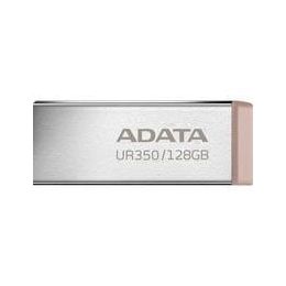 A-DATA UR350 128 GB, USB-Stick nickel/braun, USB-A 3.2 Gen 1 (5 Gbit/s)