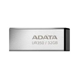 A-DATA UR350 32 GB, USB-Stick nickel/schwarz, USB-A 3.2 Gen 1 (5 Gbit/s)