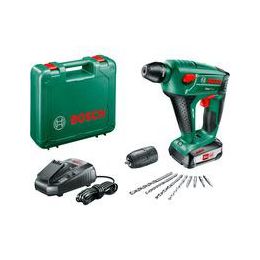 Bosch Akku-Bohrhammer Uneo Maxx, 18Volt gr&uuml;n/schwarz, Li-Ion-Akku 2,5Ah, im Koffer, POWER FOR ALL ALLIANCE