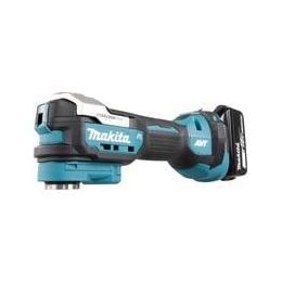 Makita Akku-Multifunktions-Werkzeug DTM52T1JX2, 18Volt blau/schwarz, Li-Ionen-Akku 5,0 Ah, MAKPAC
