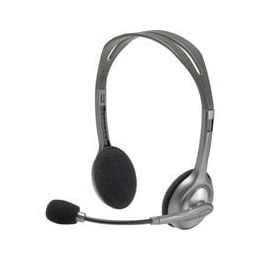 Logitech H110, Headset silber/grau, Retail