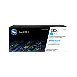 HP Toner cyan 212X (W2121X) Typ: Tonerkartusche Druckfarbe: Cyan Volumen: 10.000 Blatt (Farbe/ISO) Geeignet für: Hewlett-Packard