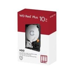 Western Digital Red Plus NAS-Festplatte 10 TB SATA 6 Gb/s, 3,5", 24/7 Kapazität: 10 TB ms/Cache/U: -/256 MB/7.200 U/min Datentransferrate: Lesen: 215 MB/s