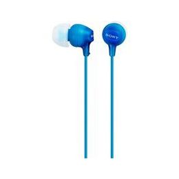 Sony MDR-EX15, Kopfhörer blau Kopfhörertyp: In-Ear Ohrkanalhörer Geeignet für: Mobile Abspielgeräte, Mobiltelefone Kabel-Verbindung: 3.5mm Klinke