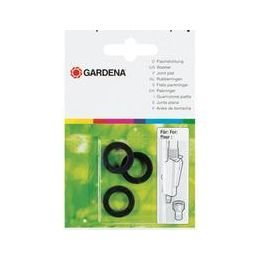 Gardena Flachdichtung 5301-20 schwarz, 3 Stück Verwendung: Gartenschlauch Anzahl: 3 Stück Material: Kunststoff