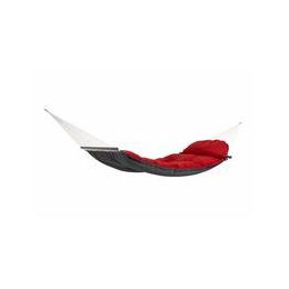 Amazonas Fat Hammock Red AZ-1960015, Camping-Hängematte rot/grau Liegefläche: 187 x 146 cm Material: Polyacryl Belastbarkeit: 200 kg