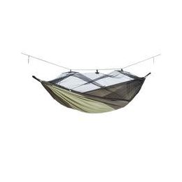 Amazonas Moskito-Traveller Thermo XXL AZ-1030235, Camping-Hängematte braun/beige Liegefläche: 305 x 160 cm Material: Nylon Belastbarkeit: 200 kg