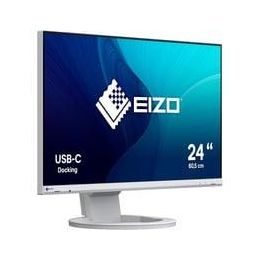 EIZO EV2480-WT, LED-Monitor 61 cm (24 Zoll), wei&szlig;, FullHD, IPS, USB-C
