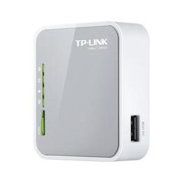 TP-LINK TL-MR3020, Router grau/weiß, Retail Gerätetyp: Router LAN: 10/100 MBit/s Anschlüsse: 1x RJ-45 (LAN) gesamt, 1x USB-A 2.0