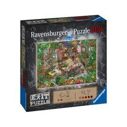 Ravensburger Puzzle EXIT Im Gewächshaus Teile: 368 Größe: 70 x 50 cm Altersangabe: ab 12 Jahren Motive: Gewächshaus