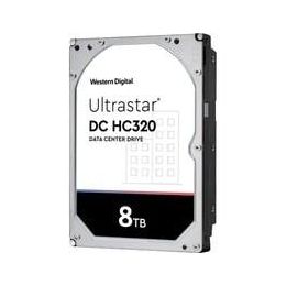 Western Digital Ultrastar DC HC320 8TB, Festplatte SAS 12 Gb/s, 3,5" Kapazität: 8 TB ms/Cache/U: 4,16 ms/256 MB/7.200 U/min