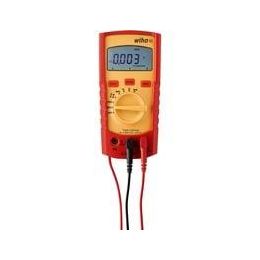 wiha Digitales Multimeter 45215, bis 1.000 V AC, CAT IV, Messger&auml;t rot/gelb