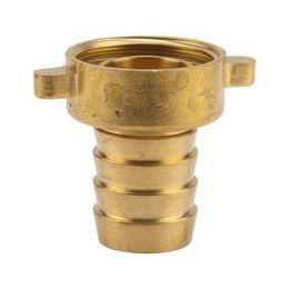 Gardena Messing-Schlauchverschraubung 26,5mm (G 3/4"), Schlauchst&uuml;ck f&uuml;r 19mm (3/4")-Schl&auml;uche