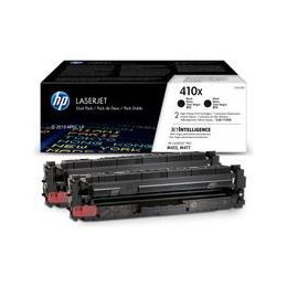 HP Toner schwarz 410X (CF410XD) Doppelpack Typ: Tonerkartusche Druckfarbe: Schwarz Geeignet für: Hewlett-Packard