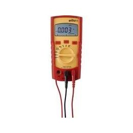 wiha Digitales Multimeter 45218, bis 600 V AC, CAT IV, Messger&auml;t rot/gelb