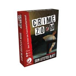 Asmodee Crime Zoom Fall 1: Sein letztes Blatt, Kartenspiel Spieleranzahl: 1 - 6 Spieler Spieldauer: 1 Stunde Altersangabe: ab 12 Jahren Serie: Crime Zoom