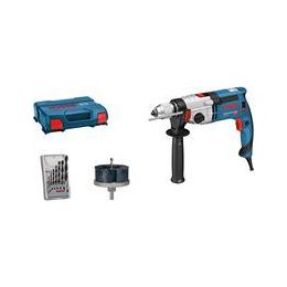 Bosch Schlagbohrmaschine GSB 24-2 Professional blau/schwarz, 1.100 Watt, L-Case