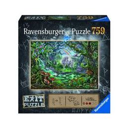 Ravensburger Puzzle EXIT Einhorn Teile: 759 Größe: 70 x 50 cm Altersangabe: ab 12 Jahren Motive: Einhorn
