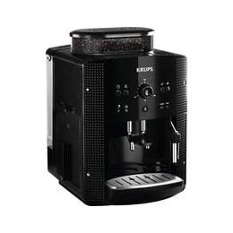 Krups Kaffeevollautomat EA 8108 schwarz Kapazität: 1,7 Liter Verbrauch: 1.450 Watt (Betrieb) Fassungsvermögen: 275 g Bohnenbehälter: 1